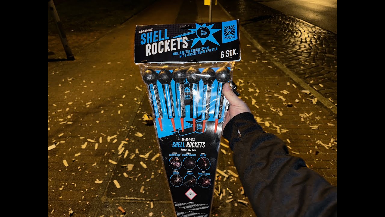 ARGENTO Shell Rockets 34MM TOP RAKETEN | PyroBangerTV - YouTube
