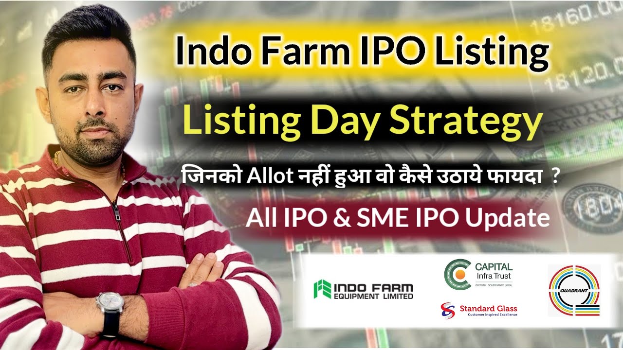 Indo Farm IPO Listing Day Strategy | Standard Glass IPO | SME IPO ...