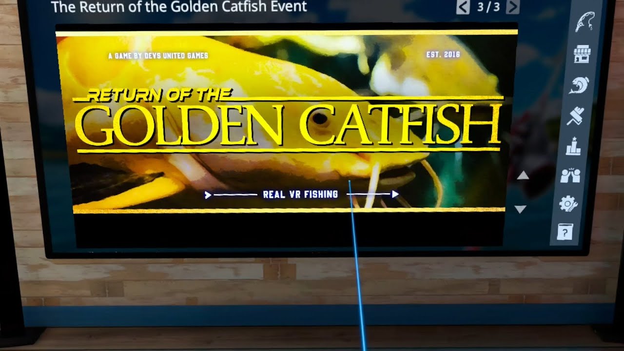 Catching Golden Catfish: Real VR Fishing - YouTube
