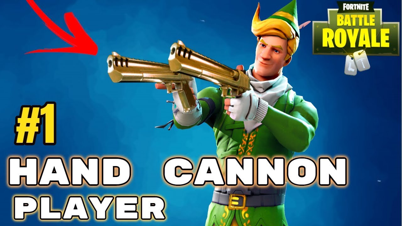 BEST "HAND CANNON" PLAYER in Fortnite: Battle Royale! - YouTube