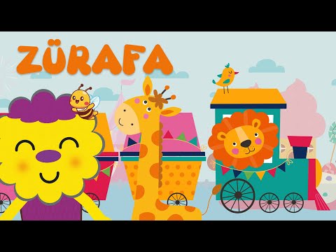 Sürpriz Tren ile Hayvanları Öğreniyorum - Şeker Sepeti l Mutlu Çocuk Şarkıları