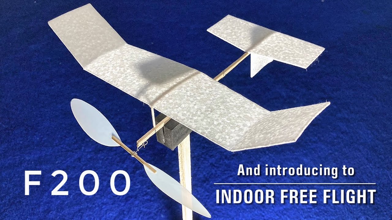 How To Build F200 Indoor Free Flight - YouTube