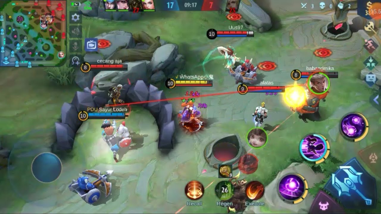 solo rank auto win hero guinevere-mobile legends - YouTube
