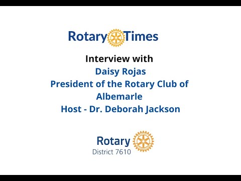 Rotary Times Daisy Rojas - YouTube