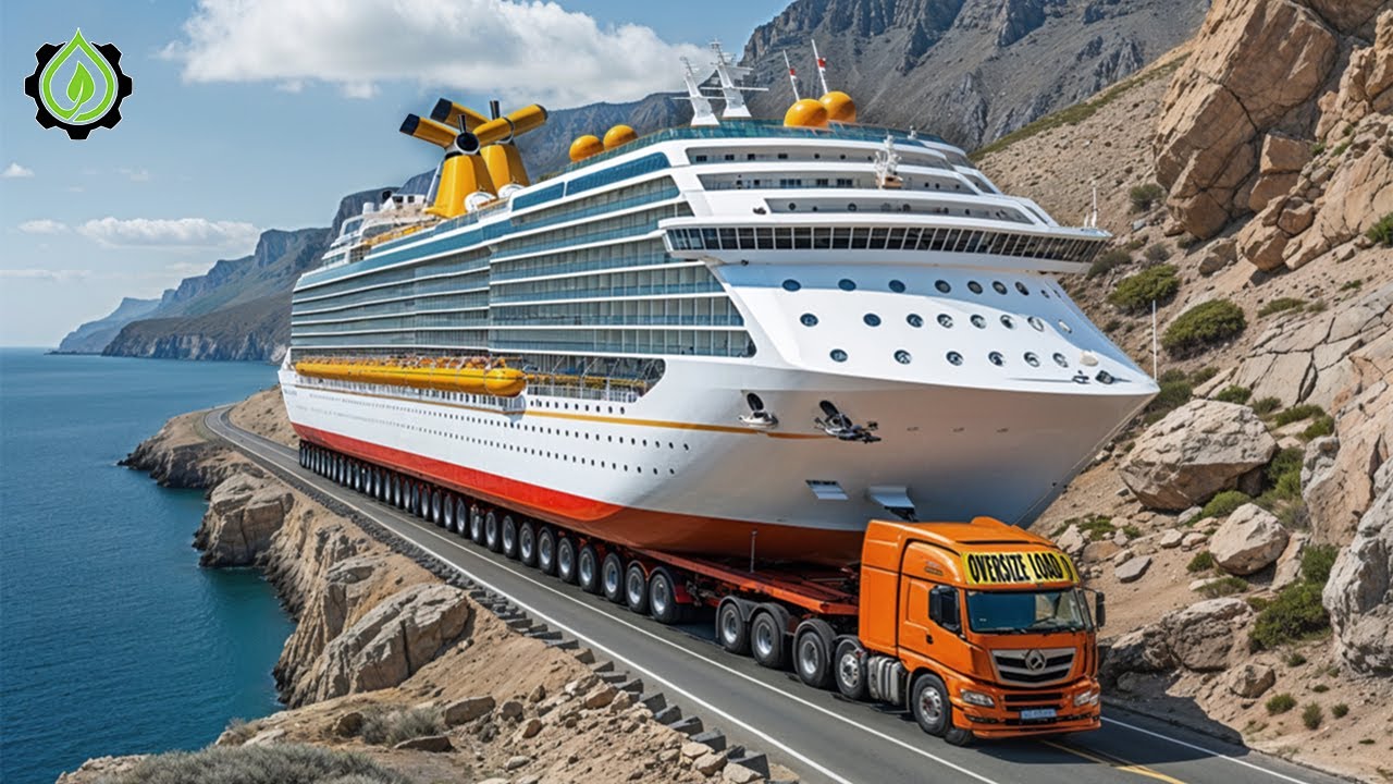 Extreme Dangerous Transport Skill Operations Oversize Truck | Biggest ...