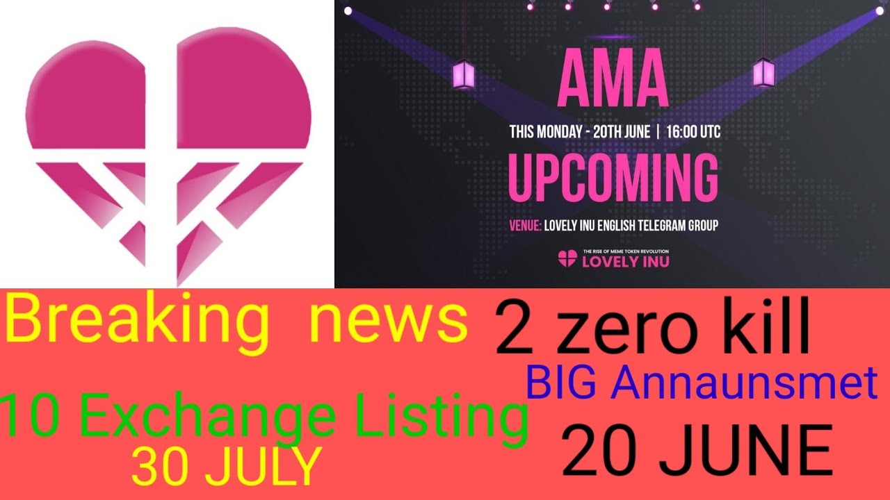crypto currency news Lovely inu news Lovely inu 10 exchange listing ...