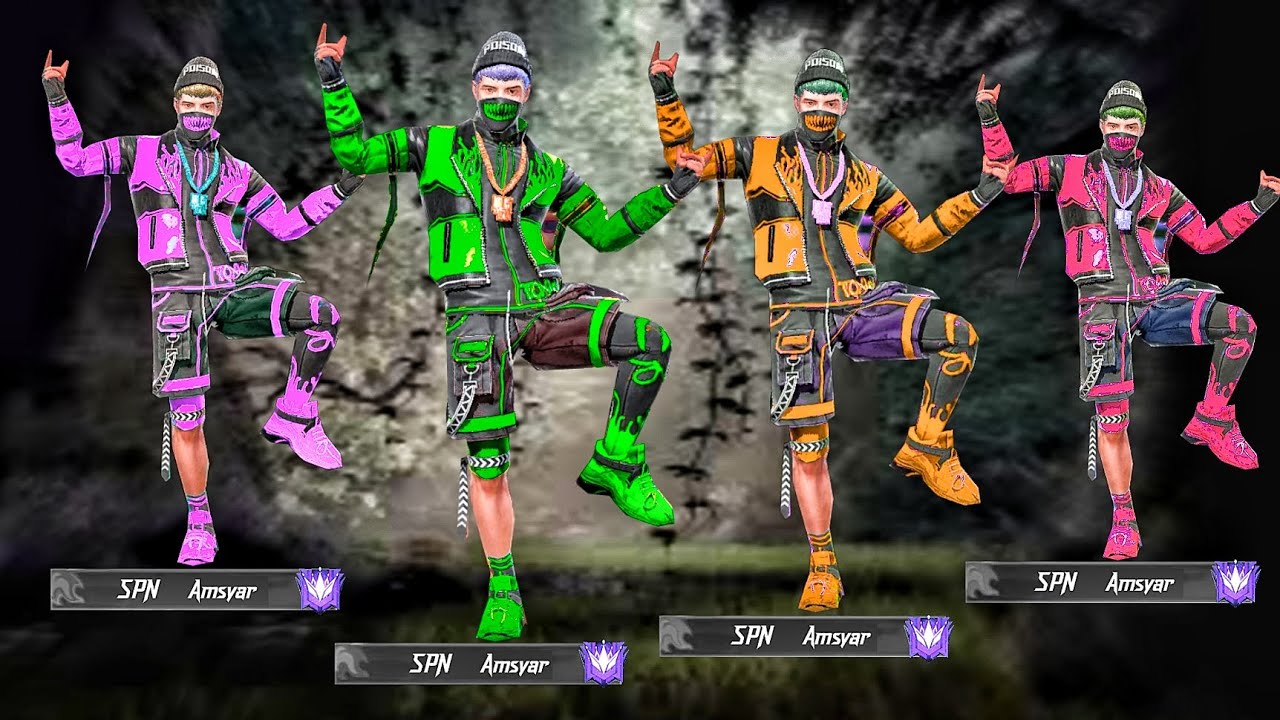 Free Fire Group Dance Hip Hop And New Emote - YouTube