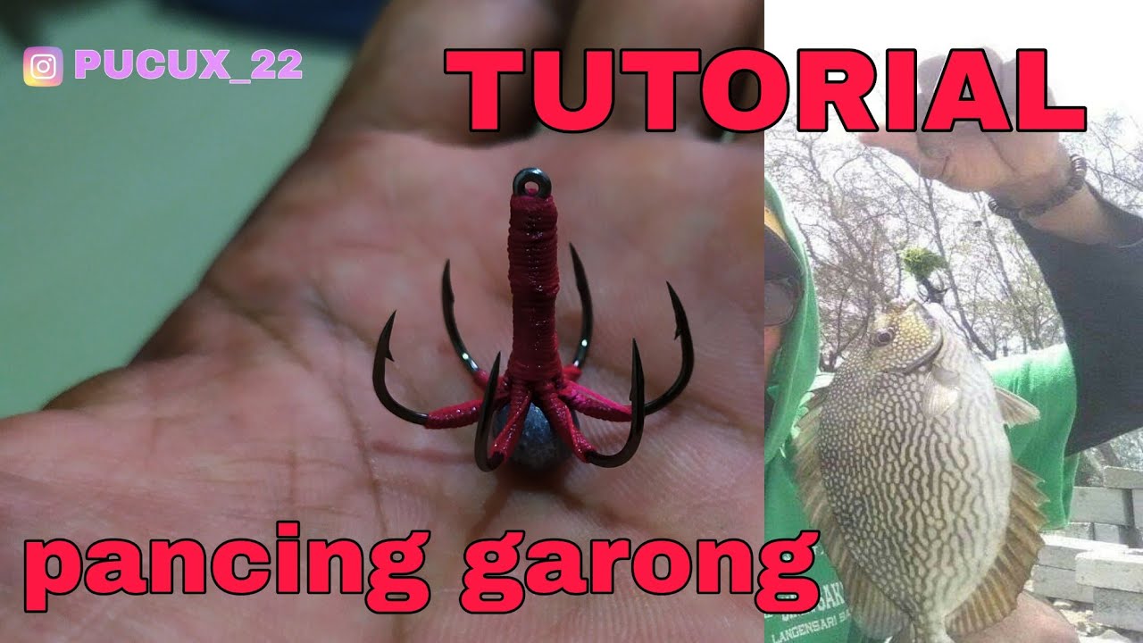WAJIB TAU !!! tutoriaL membuat pancing garong mata 6 modeL LiLit benang ...