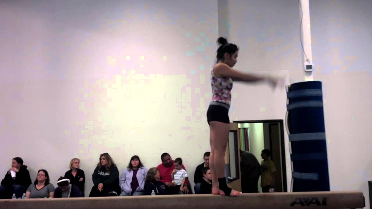 Beam: back-tuck backhandspring - YouTube