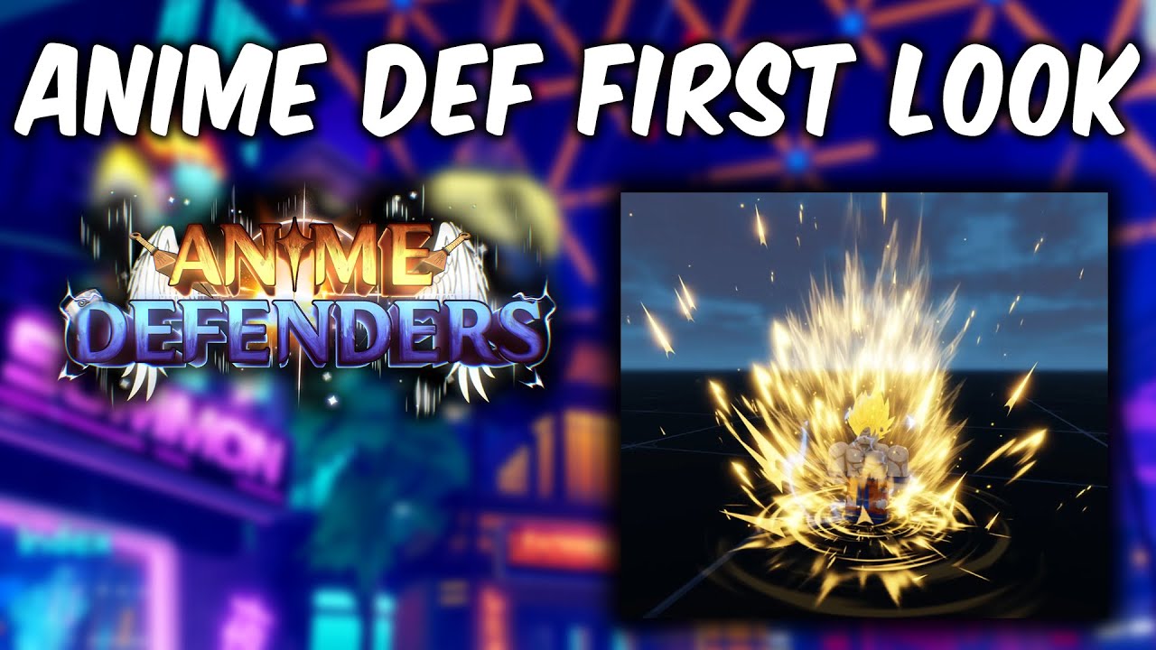 Anime Defenders Early Access First Look & More Sneaks From My Game ...