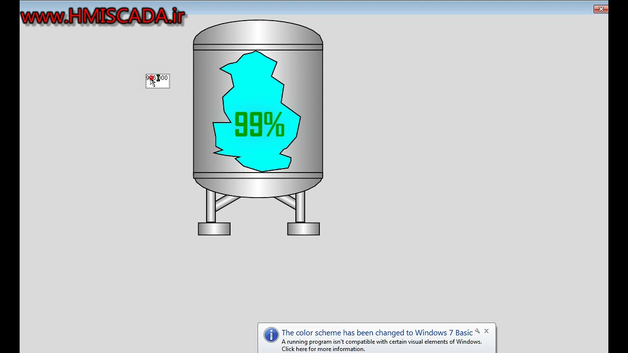 HMI Tank Level Control For Wincc version 2 WPF - YouTube
