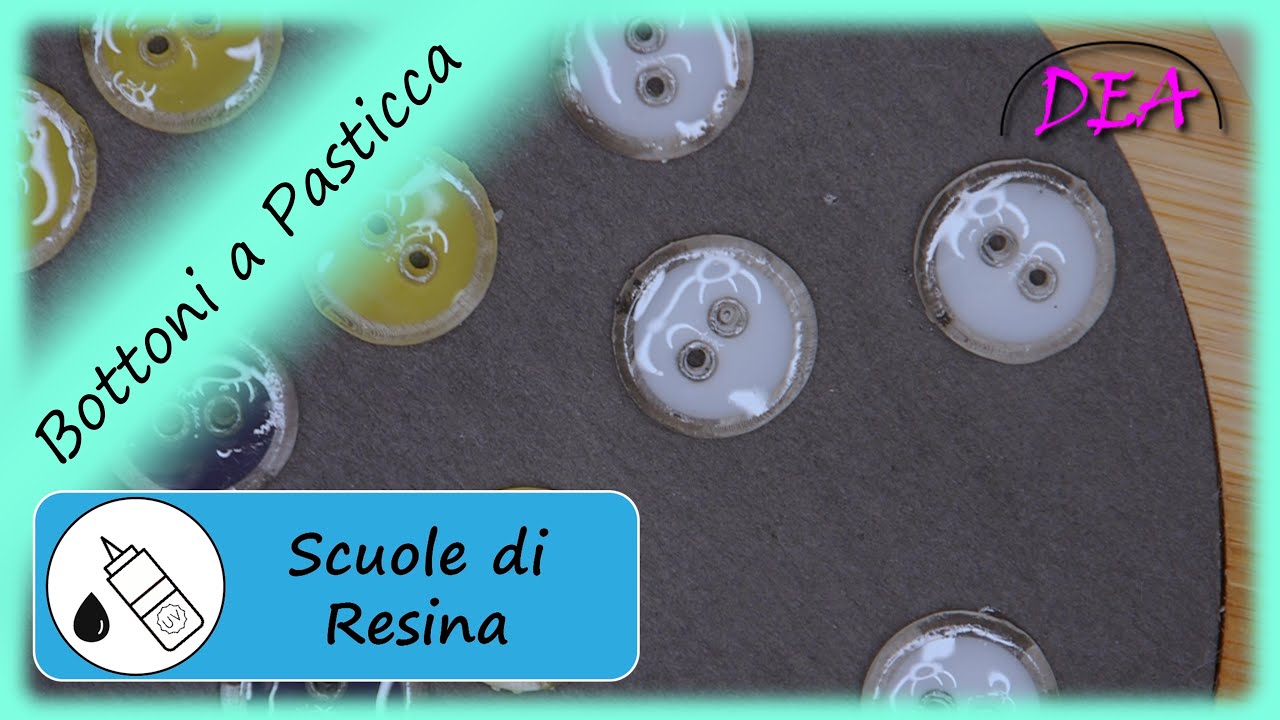S.R.2°Tut.- Decorazione base bottone Pasticca. - YouTube