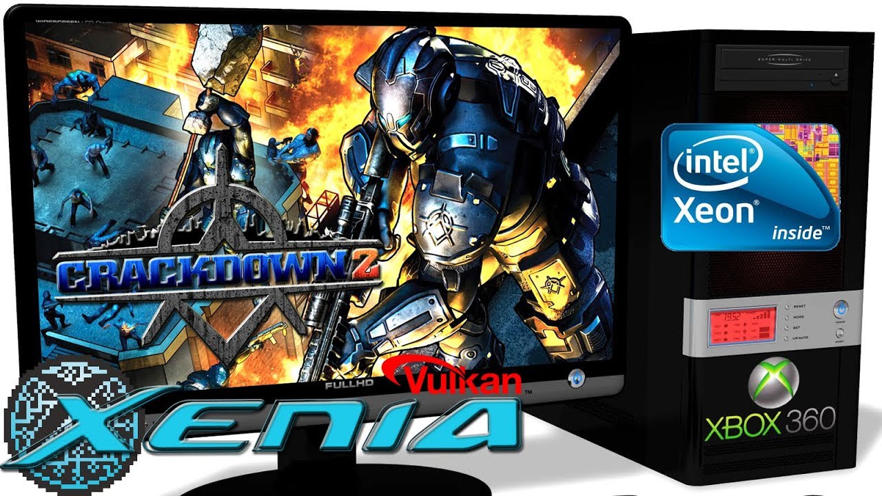 XENIA [Xbox 360] - Crackdown 2 [Gameplay] Improved. Vulkan api #2 - YouTube