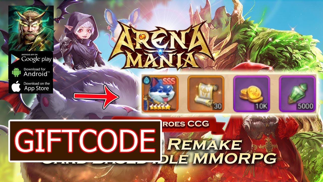 Arena Mania Magic Heroes CCG & All Redeem Codes Gameplay | Free ...