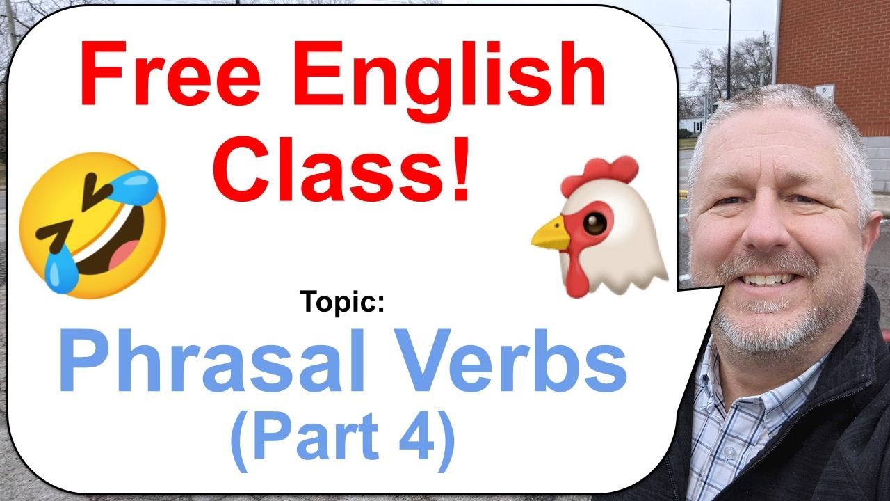 Phrasal Verbs Part 4! Let's Learn English! 🤣🍔🐔 - YouTube