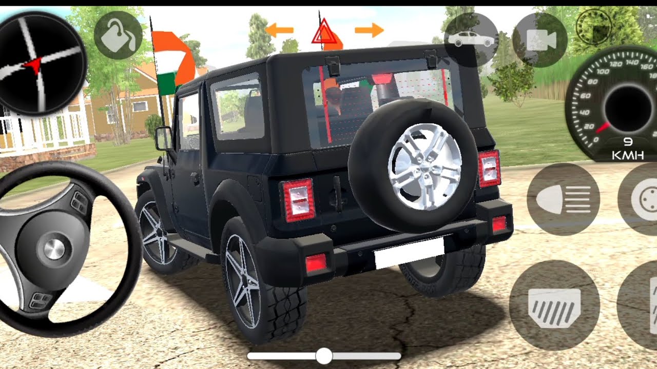 Indian Car Simulator 3d || Car Game || Mahindra Thar Driving || Android ...