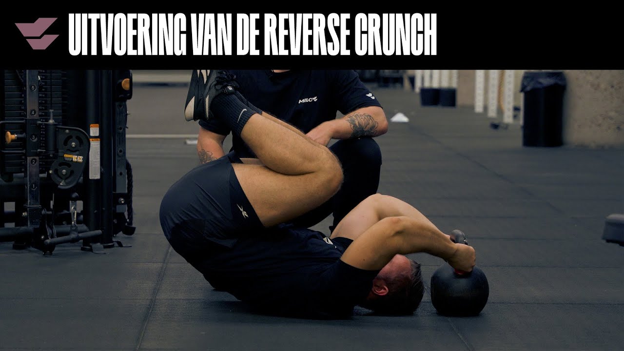 Train de romp in flexie met de reverse crunch. - YouTube