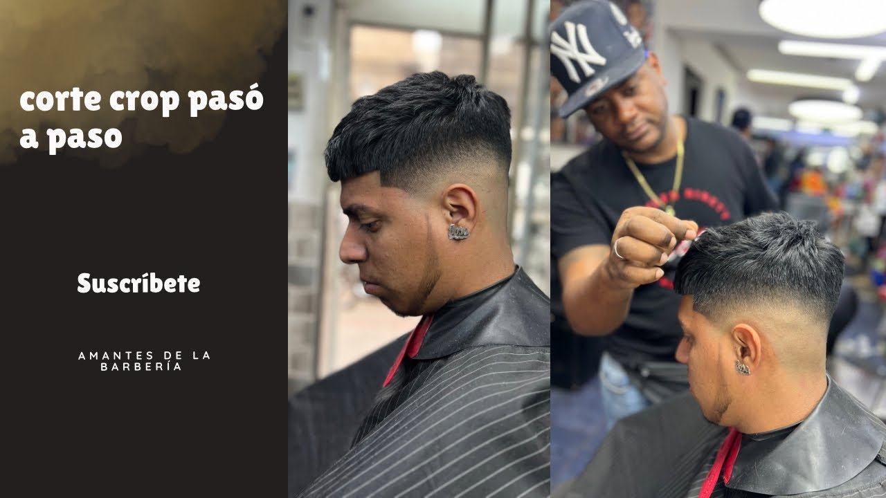 Cómo realizar un corte Crop paso a paso Frenhc Crop el corte de pelo en ...