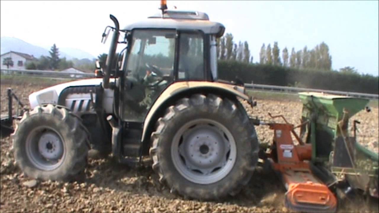 Lanzoni - Lamborghini R3 EVO 100 con seminatrice combinata 2,5 per ...