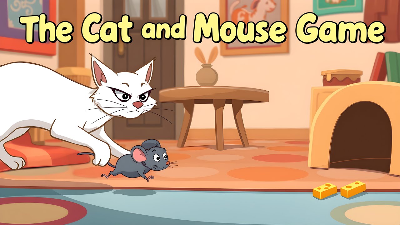 The Cat and Mouse | Fun Animal Song for Kids | Nursery Rhyme - YouTube