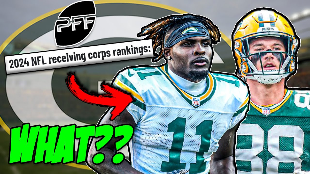 Reacting to PFF's CRAZY Receiving Corp Ranking for The Packers! - YouTube
