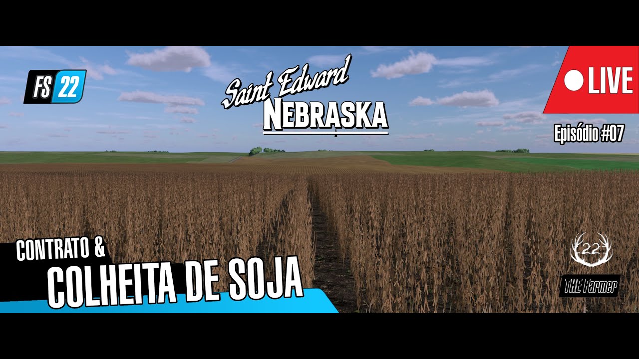 FS 22 | MAPA SAINT EDWARD, NEBRASKA | CONTRATO E COLHEITA DE SOJA ...