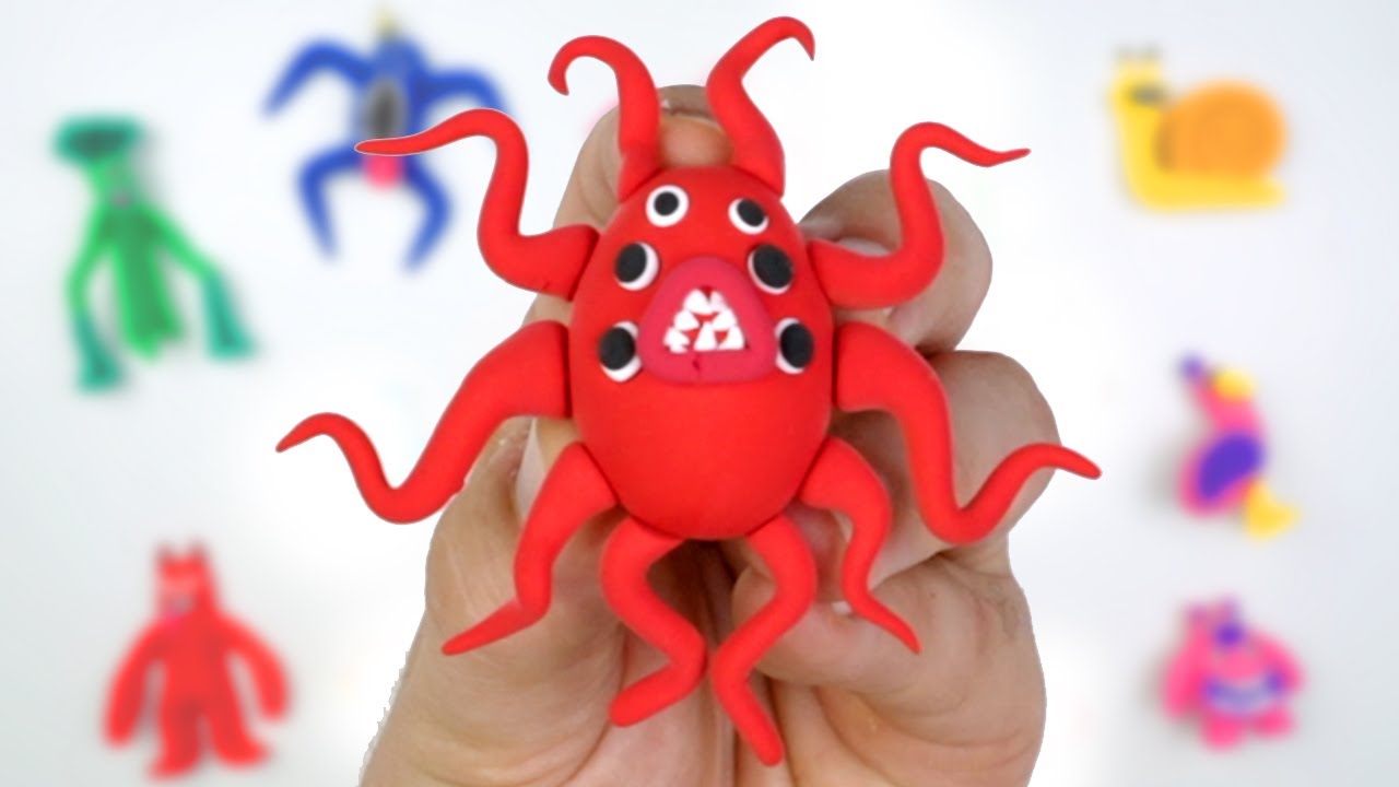 Making SAD SETH | GARTEN of BANBAN 3 with clay - YouTube