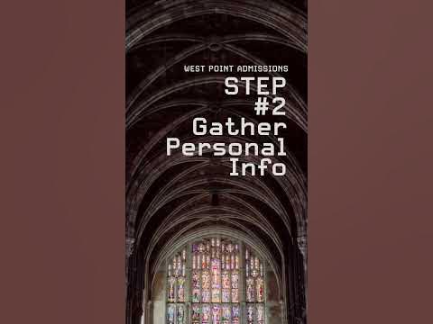 West Point Admissions | 8-STEP Guide to Apply | Step #2 - YouTube