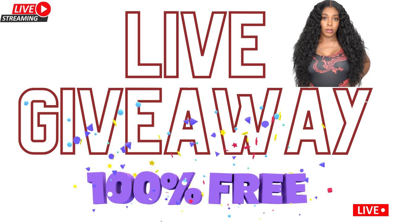 Live Wig Giveaway! Come Join!! 04/20 --/WIGTYPES.COM - YouTube