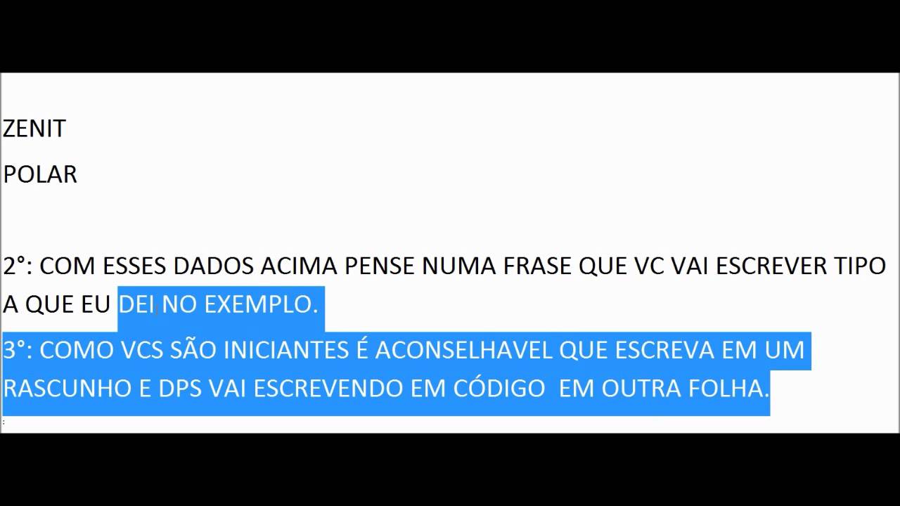 COMO FALAR EM ZENIT POLAR - YouTube