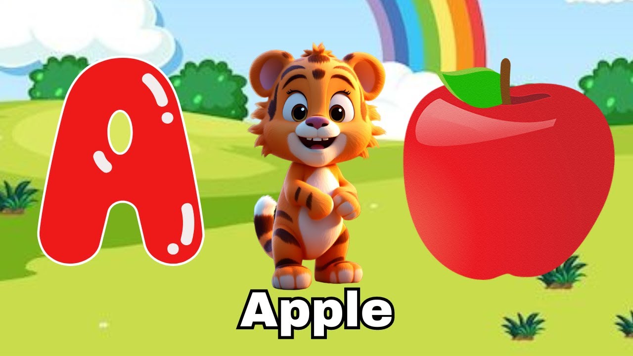 ABC Alphabet Hit A for Apple B for Ball | a to z alphabet song in ...