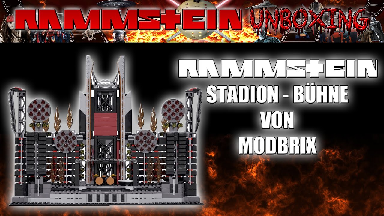 Die RAMMSTEIN - STADION-BÜHNE von Modbrixx - YouTube
