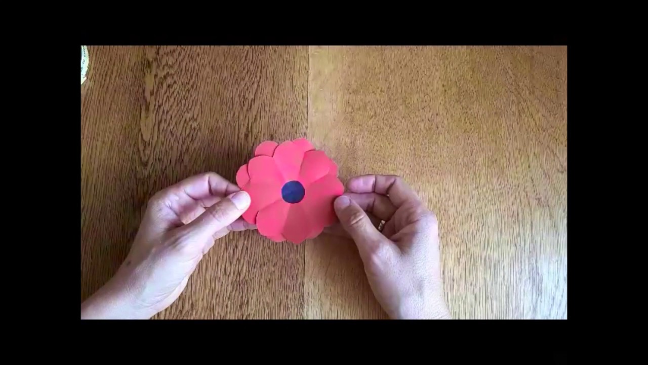 How to make an ANZAC Poppy - YouTube
