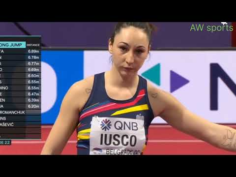 Florentina lusco - Long Jump | 2022 World Indoor Championships#amazing women sports