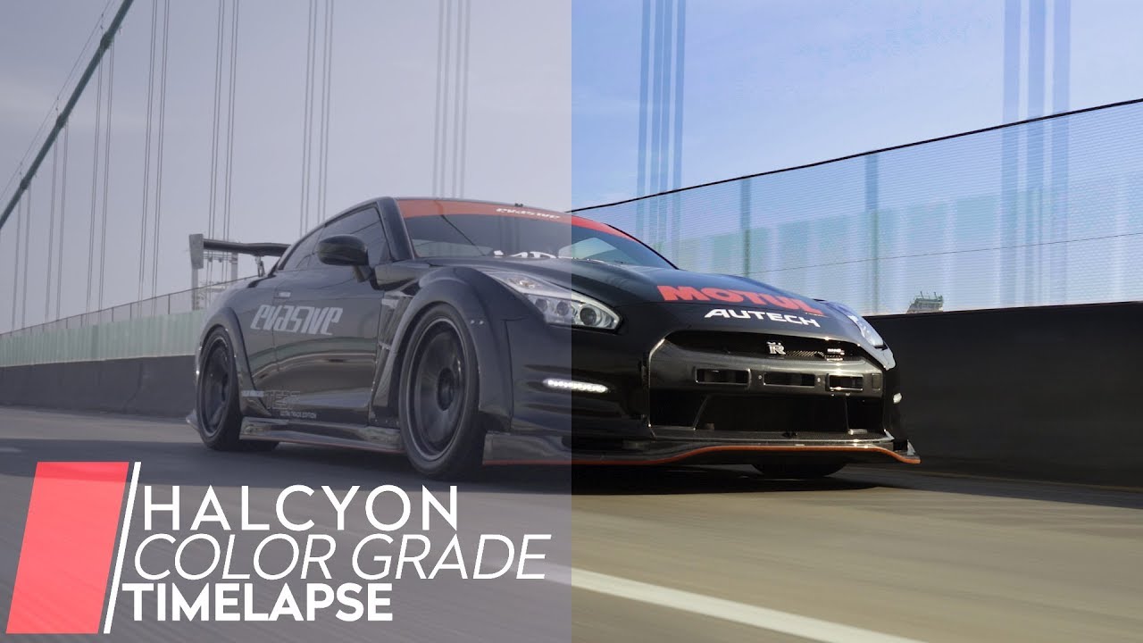 Timelapse: Color Grading | HALCYON - YouTube