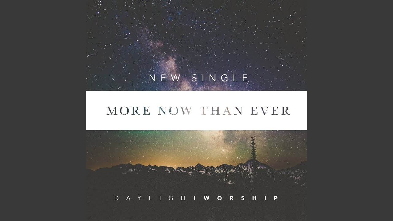 More Now Than Ever - YouTube