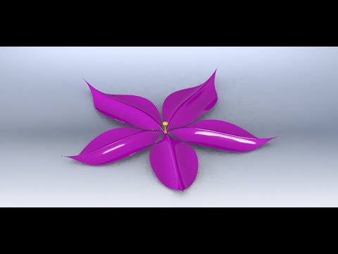 How To Make A Sunflower On Solidworks