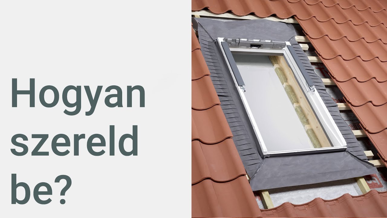 VELUX BFX Alátétfólia beszerelése - YouTube