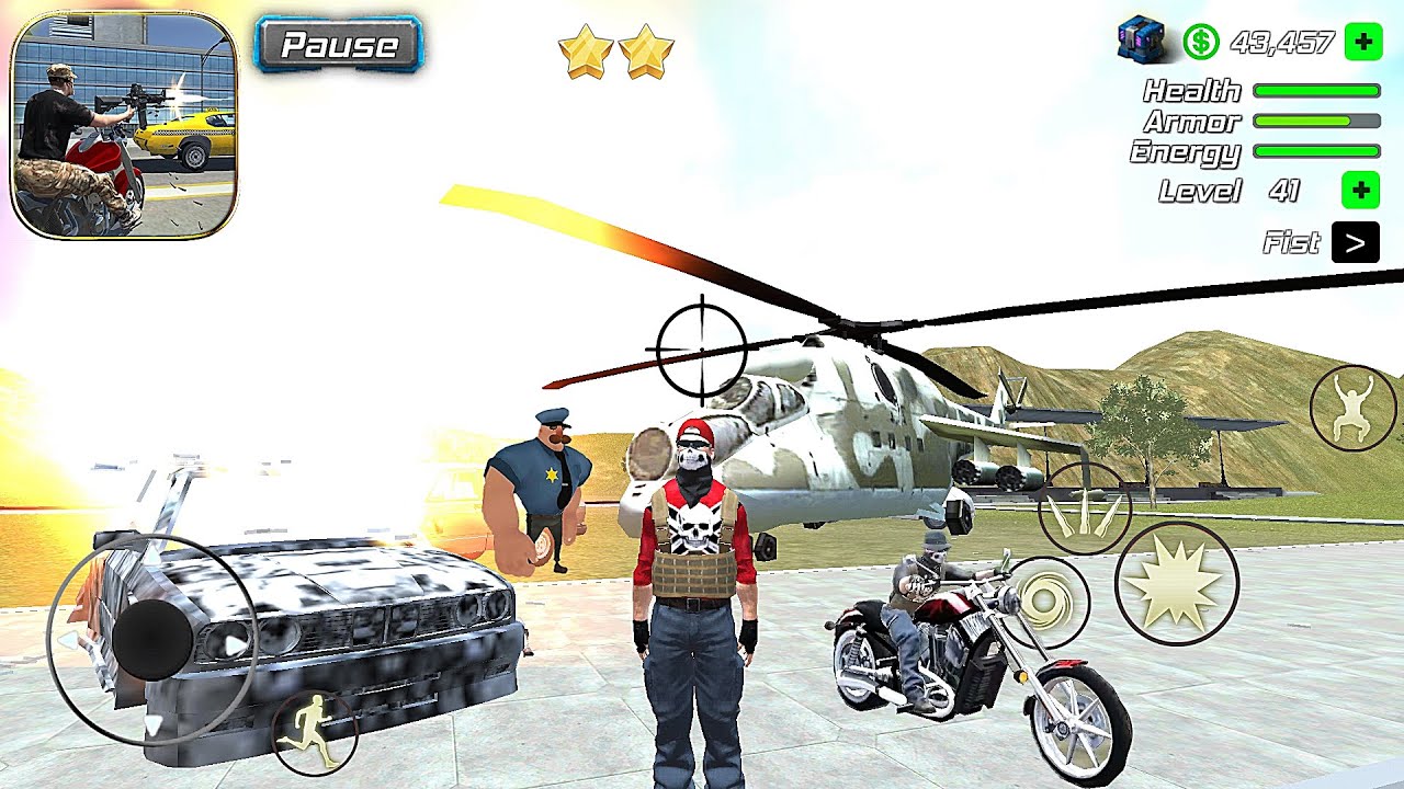 Grand Action Simulator - New York Car Gang #127 Helicopter Madness New ...