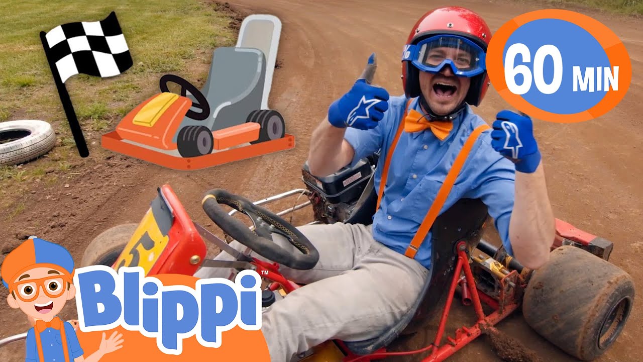 Blippi's Day at the Races! | Blippi | Educational Kids Videos | Moonbug ...