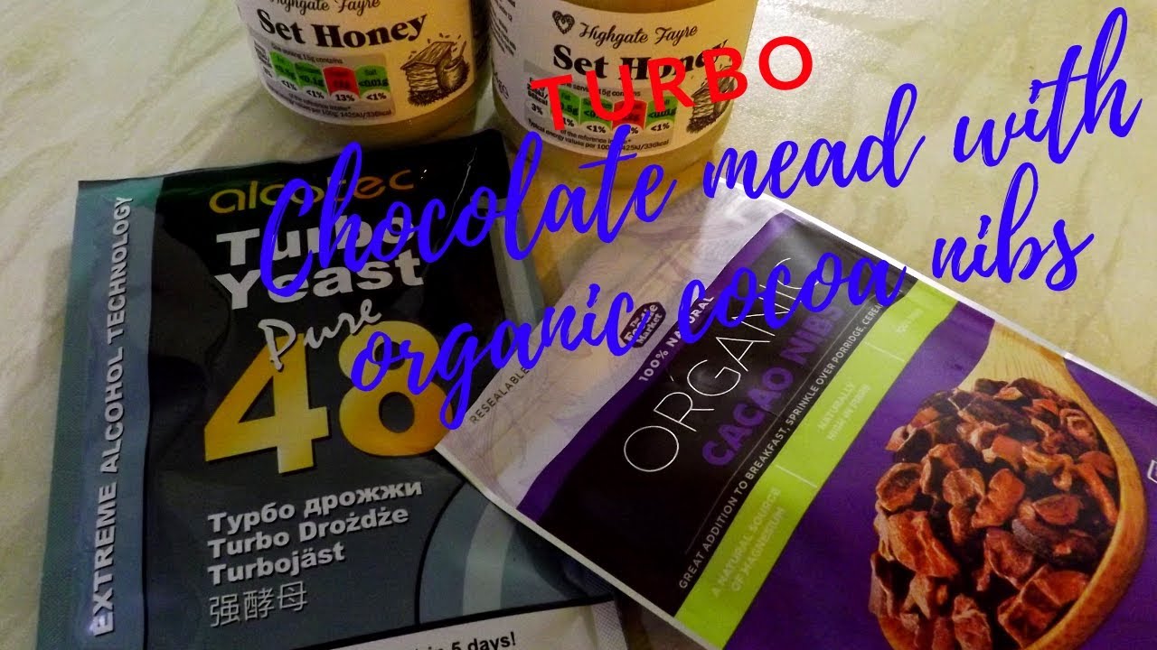 turbo cocoa nib mead ( chocolate mead! ) - YouTube