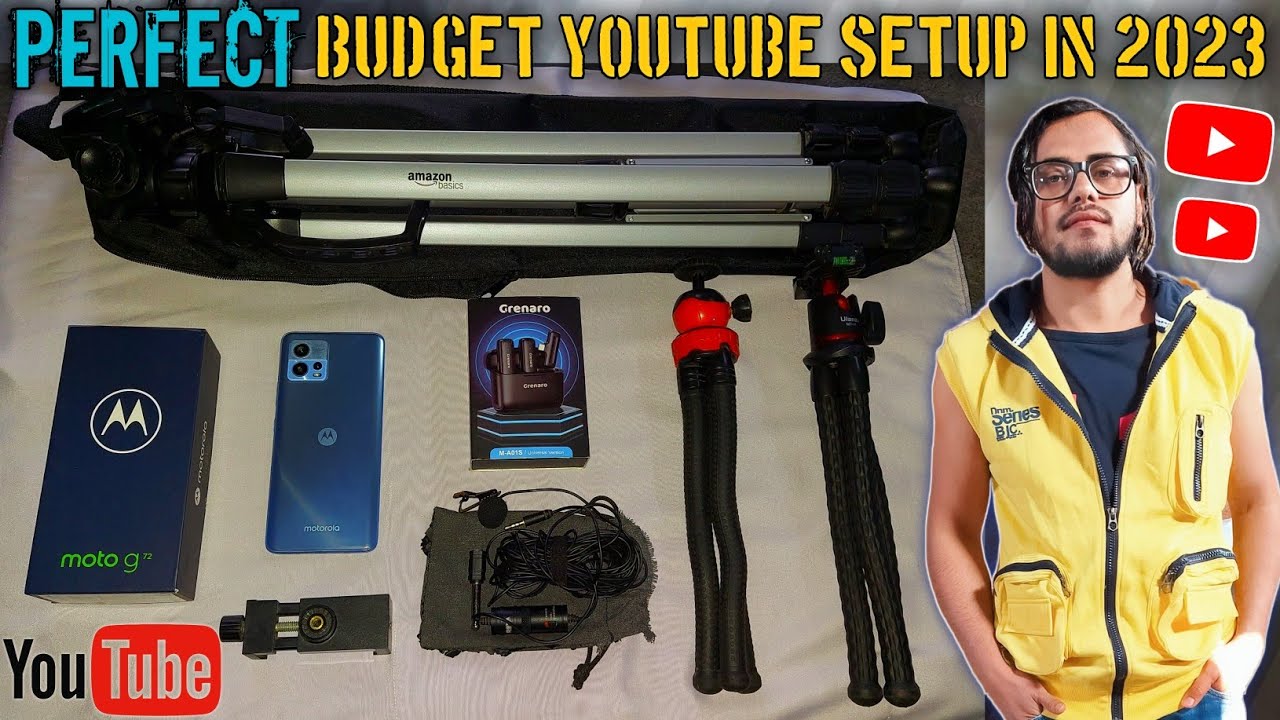 PERFECT Budget YouTube Setup In 2023 | Cheapest YouTube Accessories ...