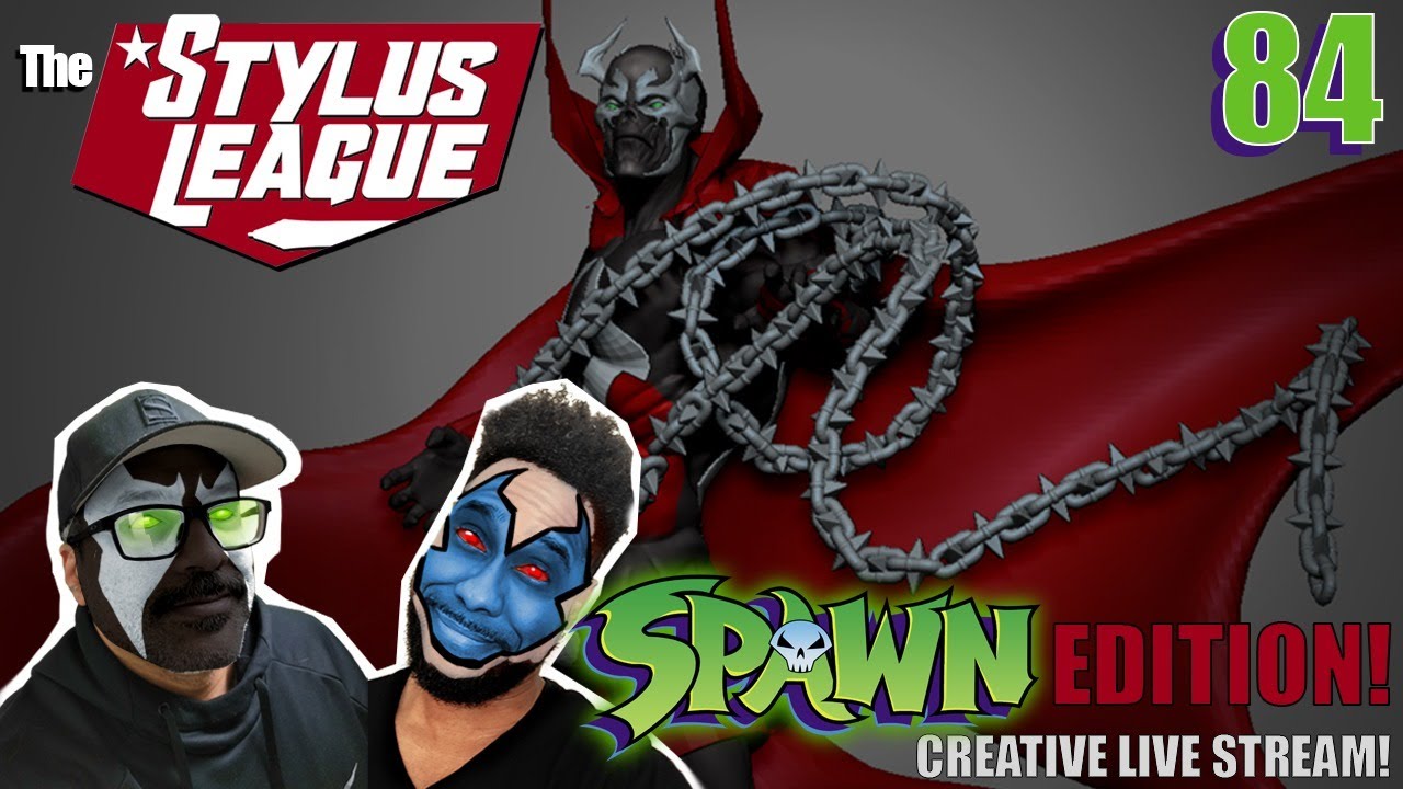 Finalizing Spawn zbrush 3D Models with Raphael Phillips - Stylus League ...