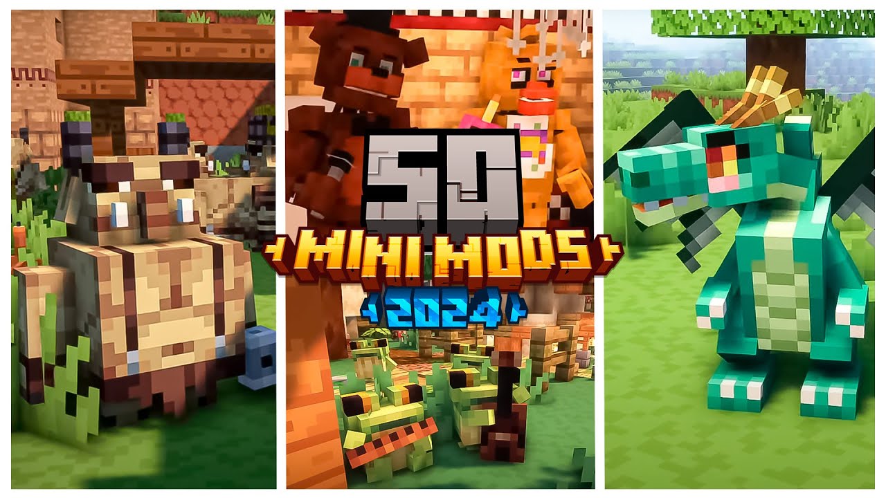 50 Mini mods Increibles para Minecraft 2024 - YouTube