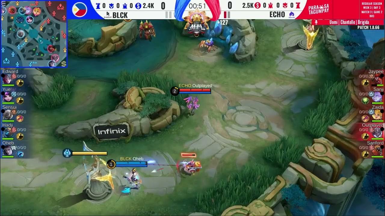 ECHO PH vs BLCK PH Game 2 - MPL PH S13 - YouTube
