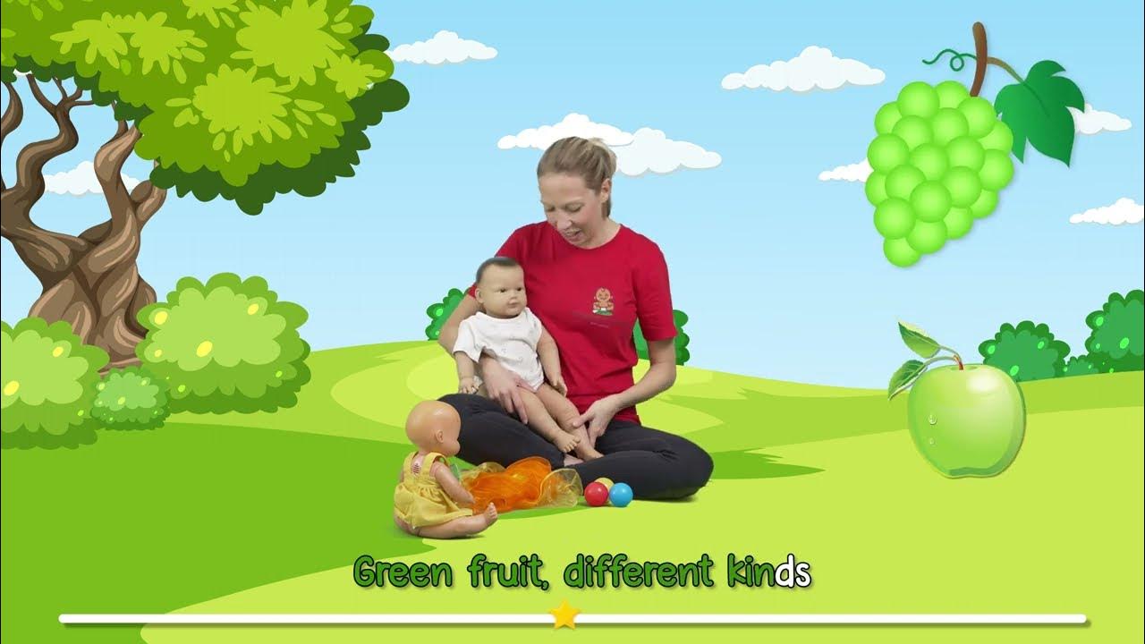 Colour Green Song (Updated Version)| Sing Along With Baby | Sensory ...