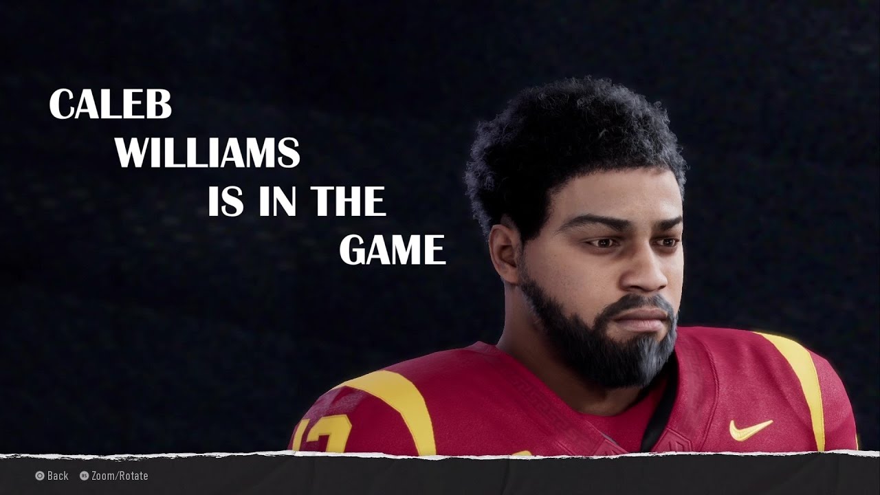 COLLEGE FOOTBALL 25 OR 26 - CALEB WILLIAMS - FACE CREATION - USC ...