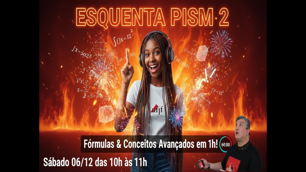 ESQUENTA para o PISM II: Fórmulas e Conceitos Relâmpago! 🚀 - YouTube