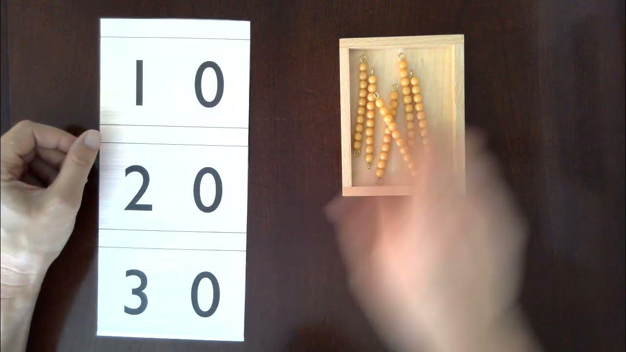 Counting by Ten: Numerals & Quantities | Montessori Math Lesson - YouTube