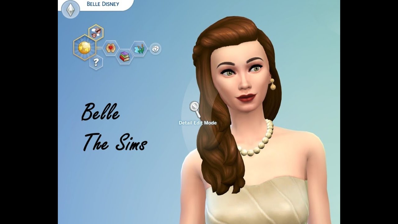 Belle The Sims 4 / Disney - YouTube